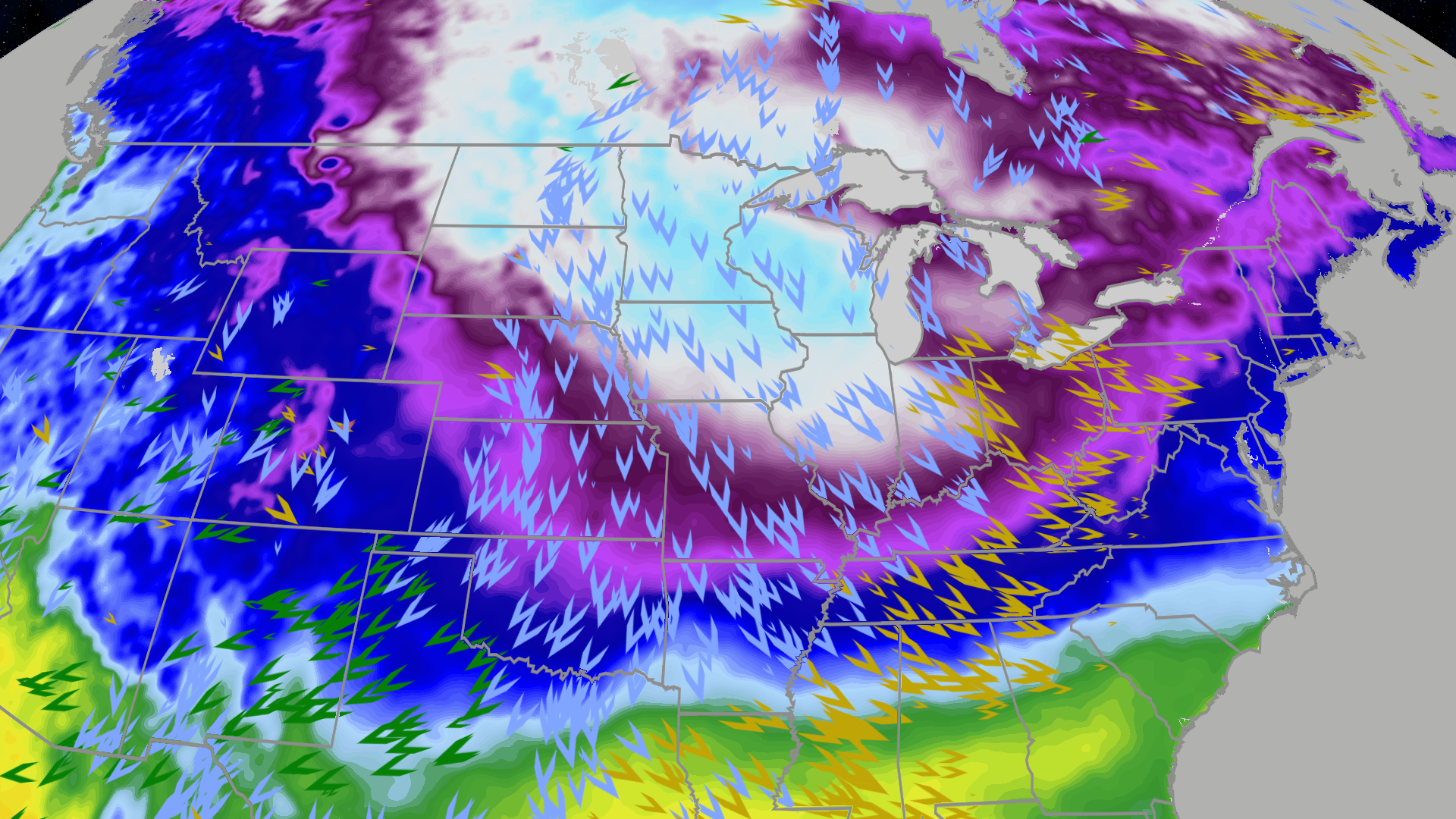 Another Arctic Blast Of Bitter Cold Air Pushing Temperatures Below Zero In Midwest | Weather ...